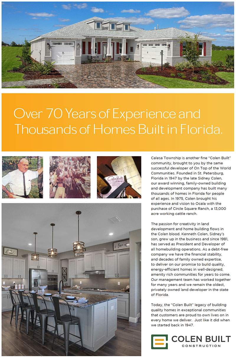 News & Press Releases – Calesa Township – Ocala, FL